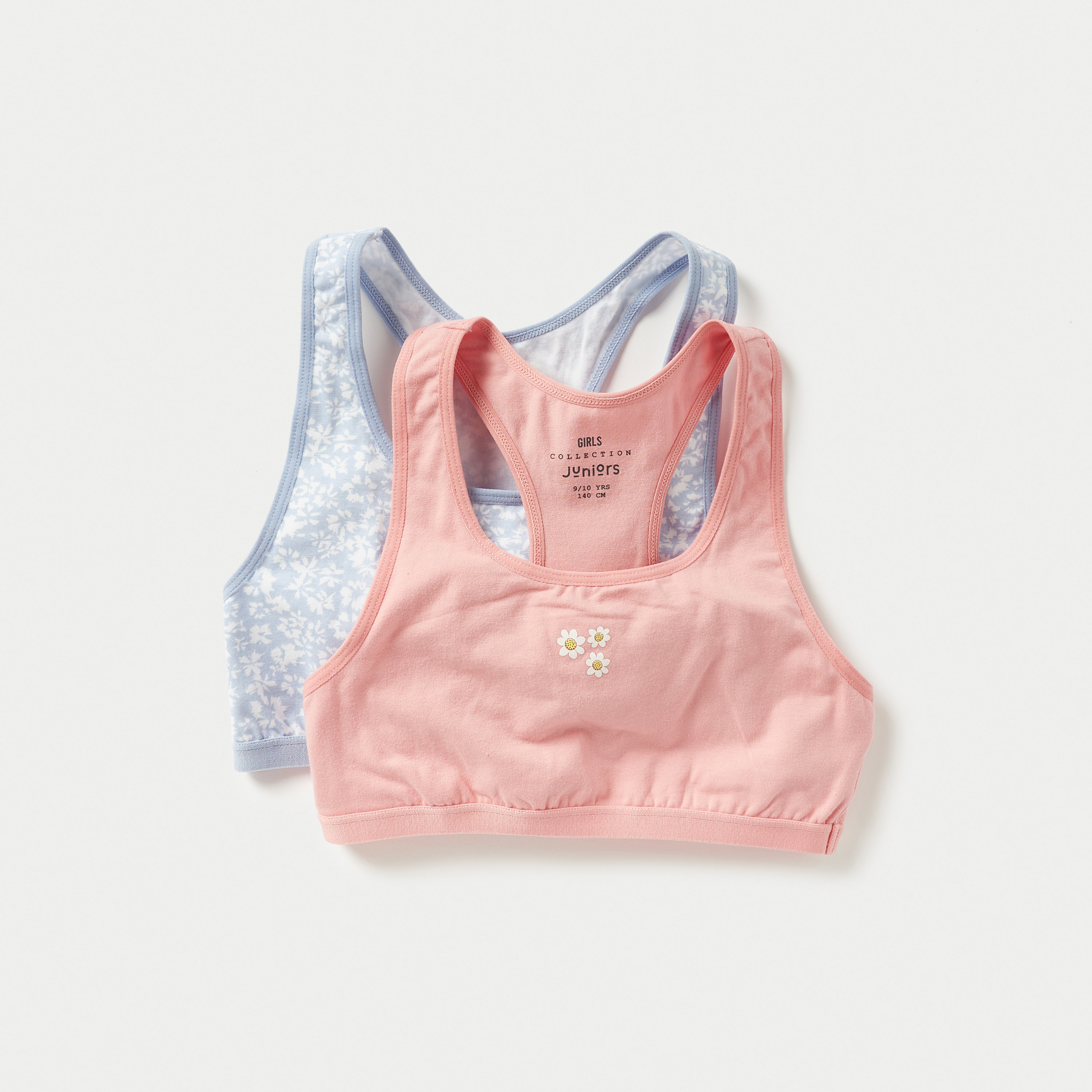 Buy Juniors Floral Print Racerback Training Bra Set of 2 Online Babyshop KSA