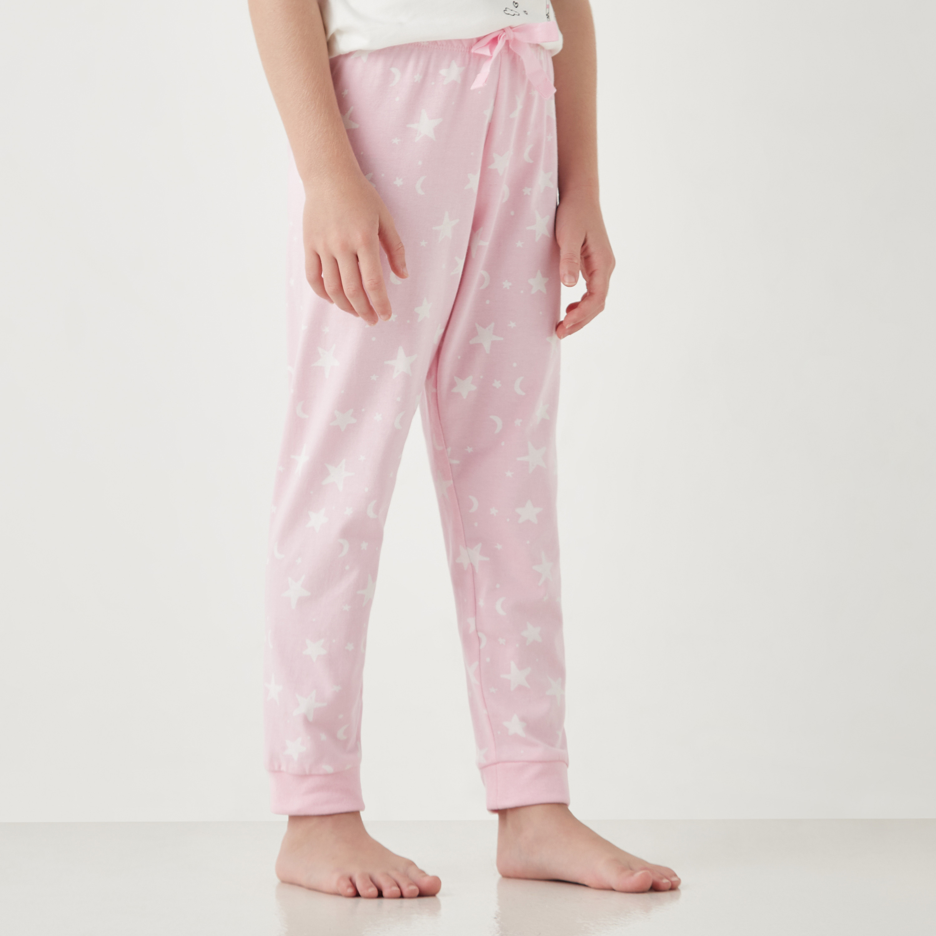 Juniors Printed T-shirt and Pyjama Set Online | Baby Girls' Clothing ...