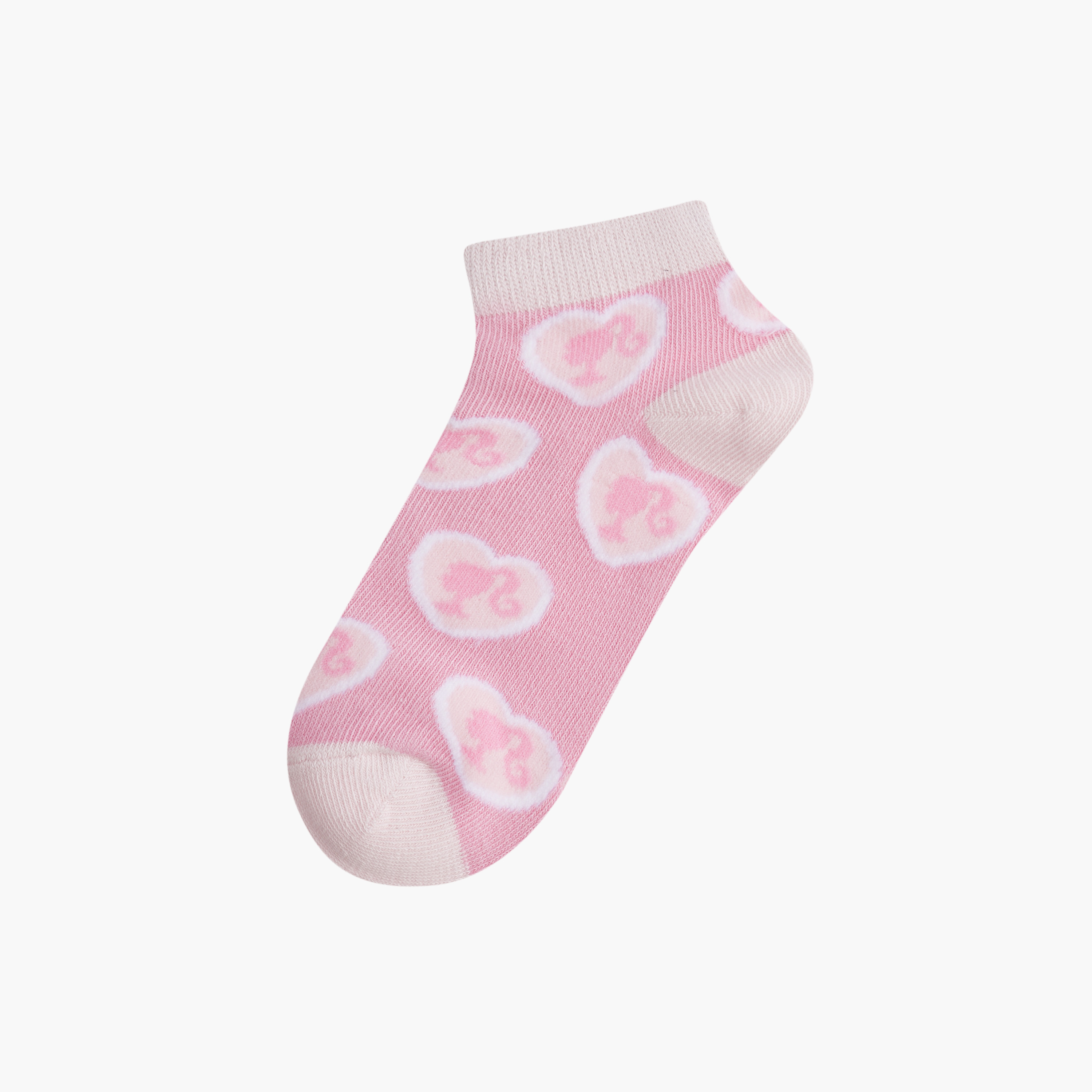Buy Barbie Detail Ankle Length Socks - Set of 3 Online | Centrepoint Qatar