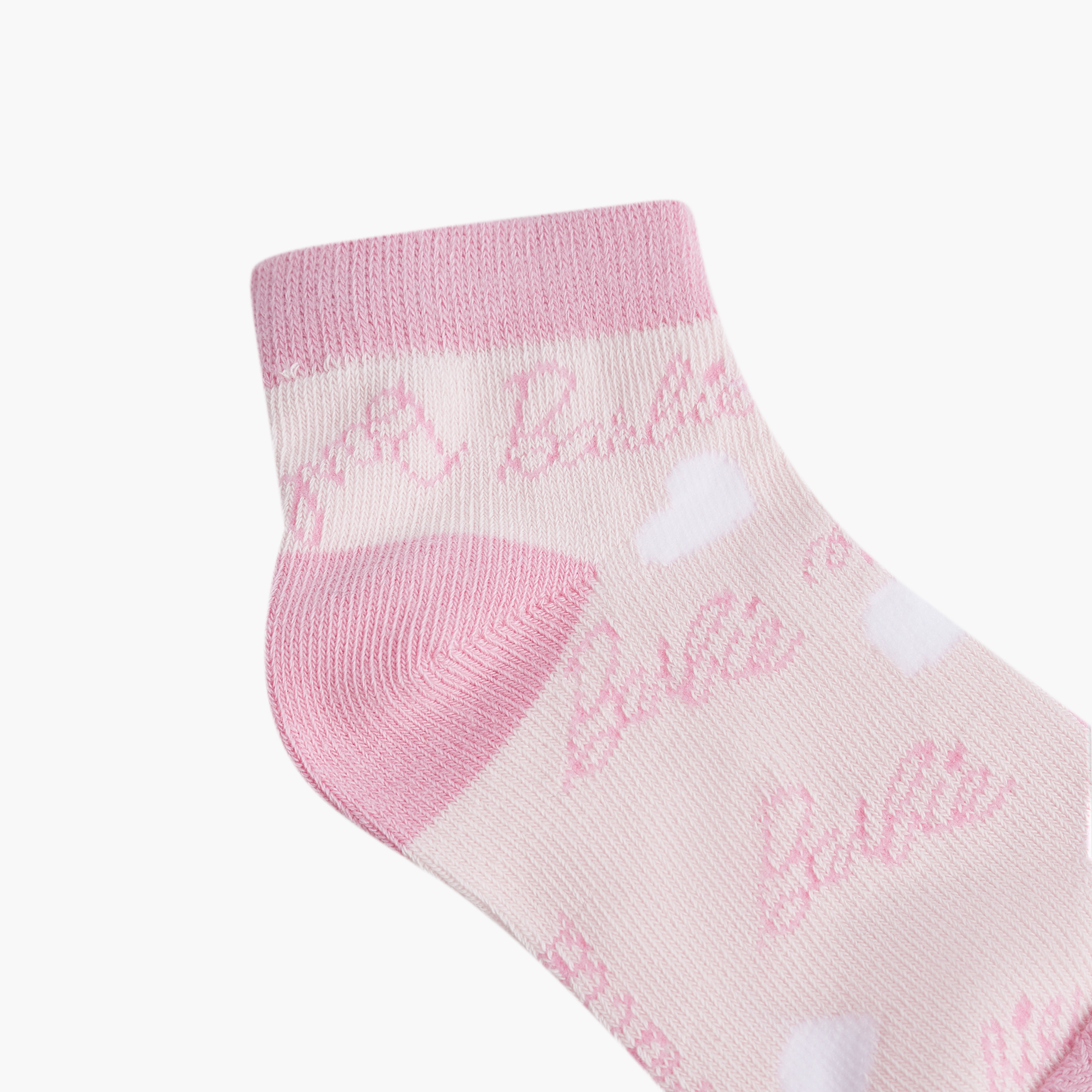 Buy Barbie Detail Ankle Length Socks - Set of 3 Online | Centrepoint Qatar