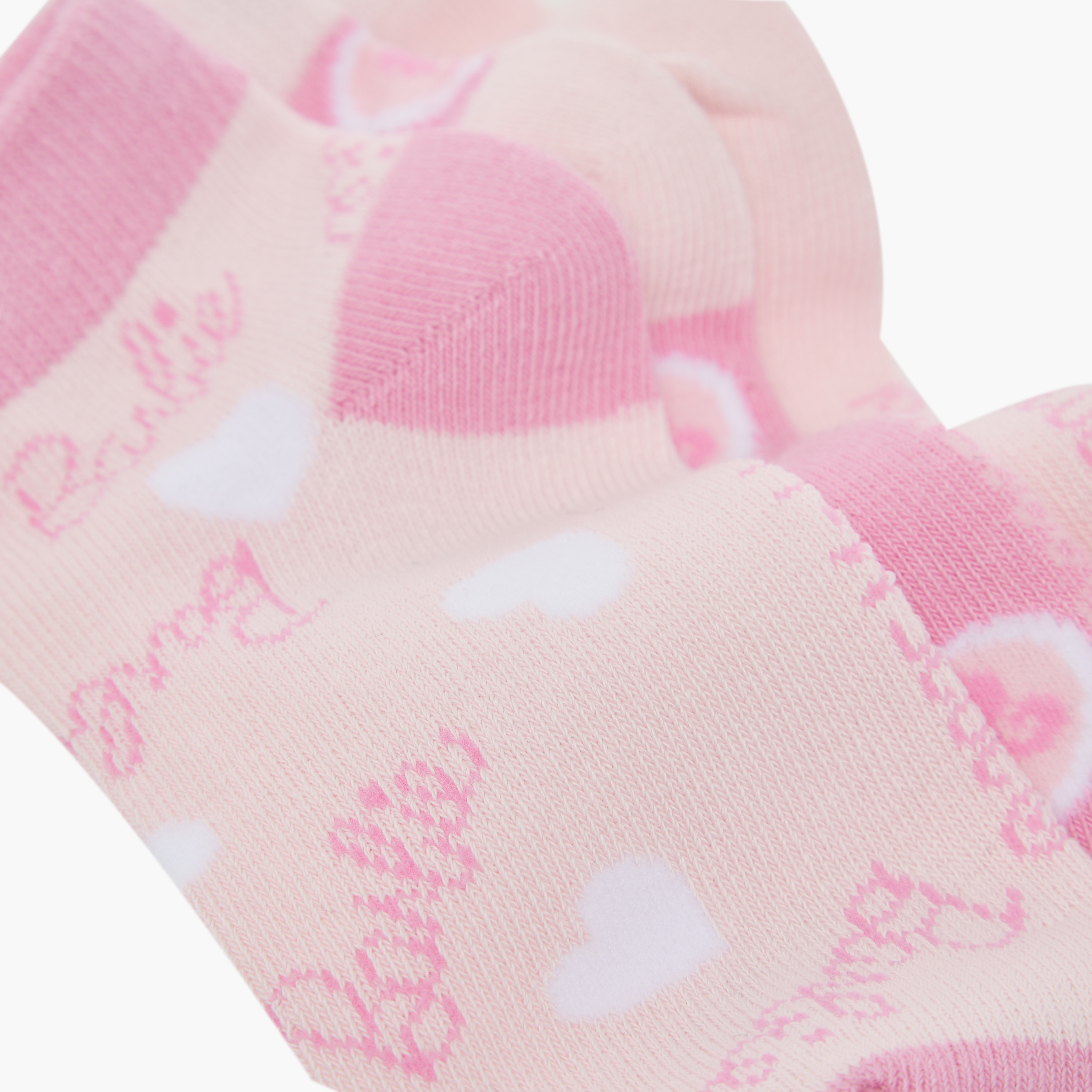 Buy Barbie Detail Ankle Length Socks - Set of 3 Online | Centrepoint Qatar