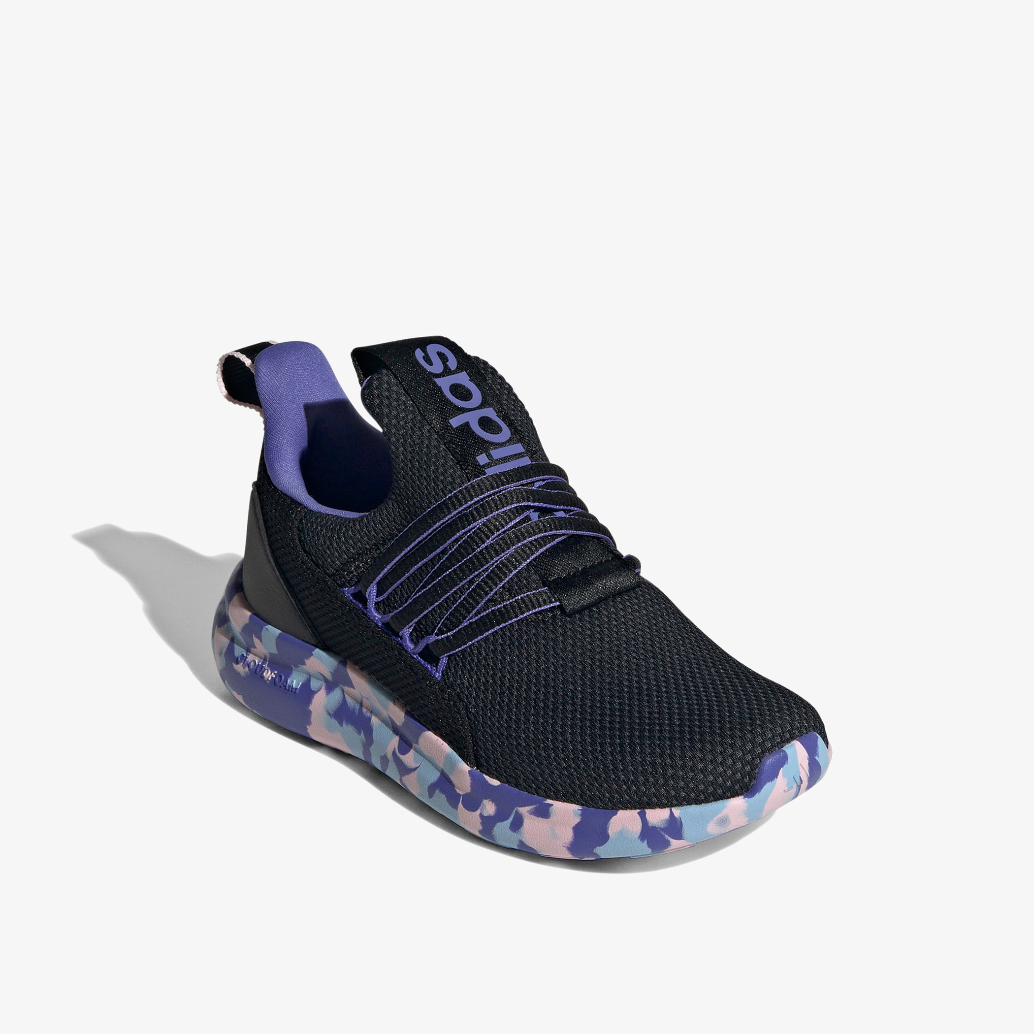 Shop Adidas Girls' Panelled Slip-On Running Shoes with Pull Tab - Lite ...