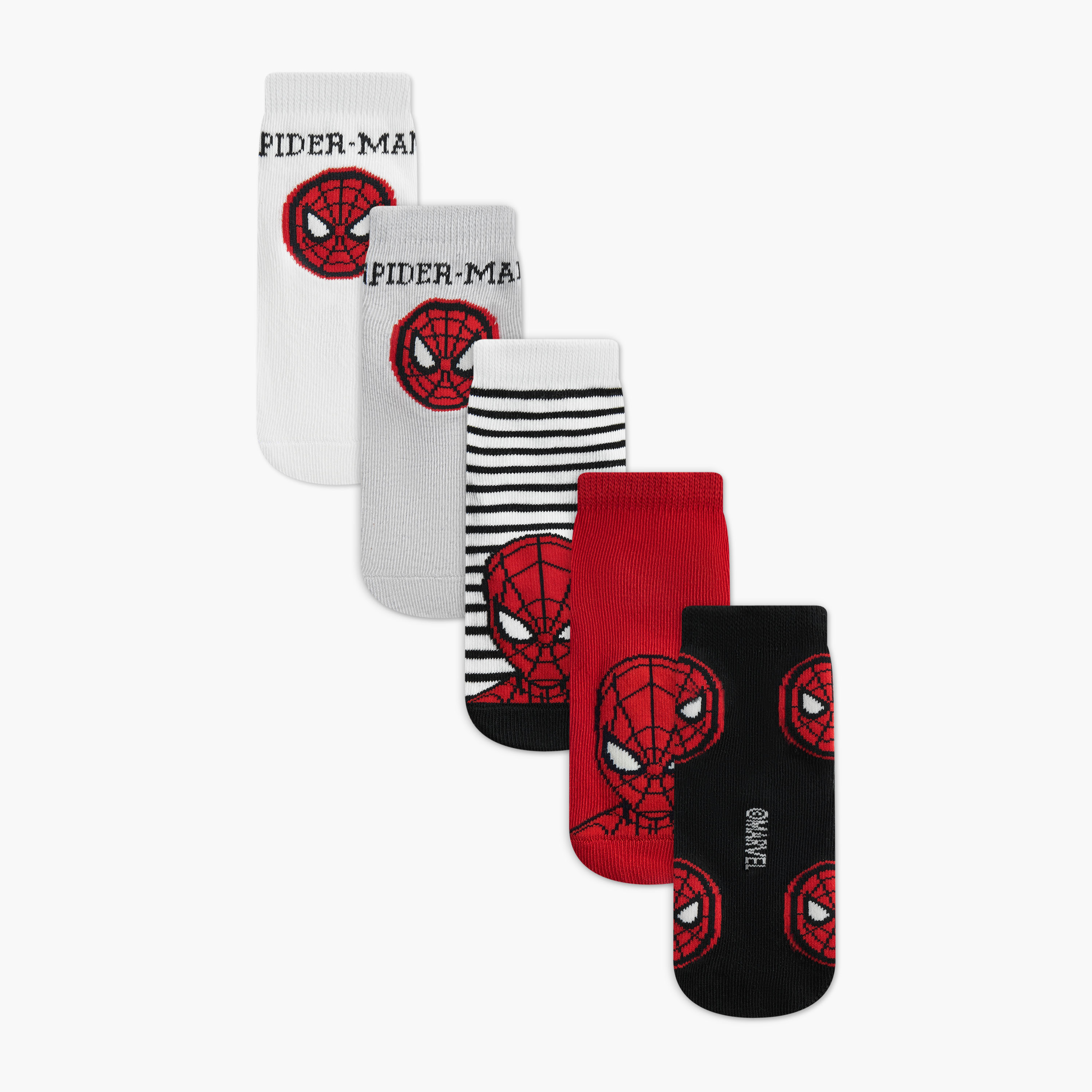Shop Pack of 5 Boys Socks with Spider-Man Print Online | Centrepoint Oman