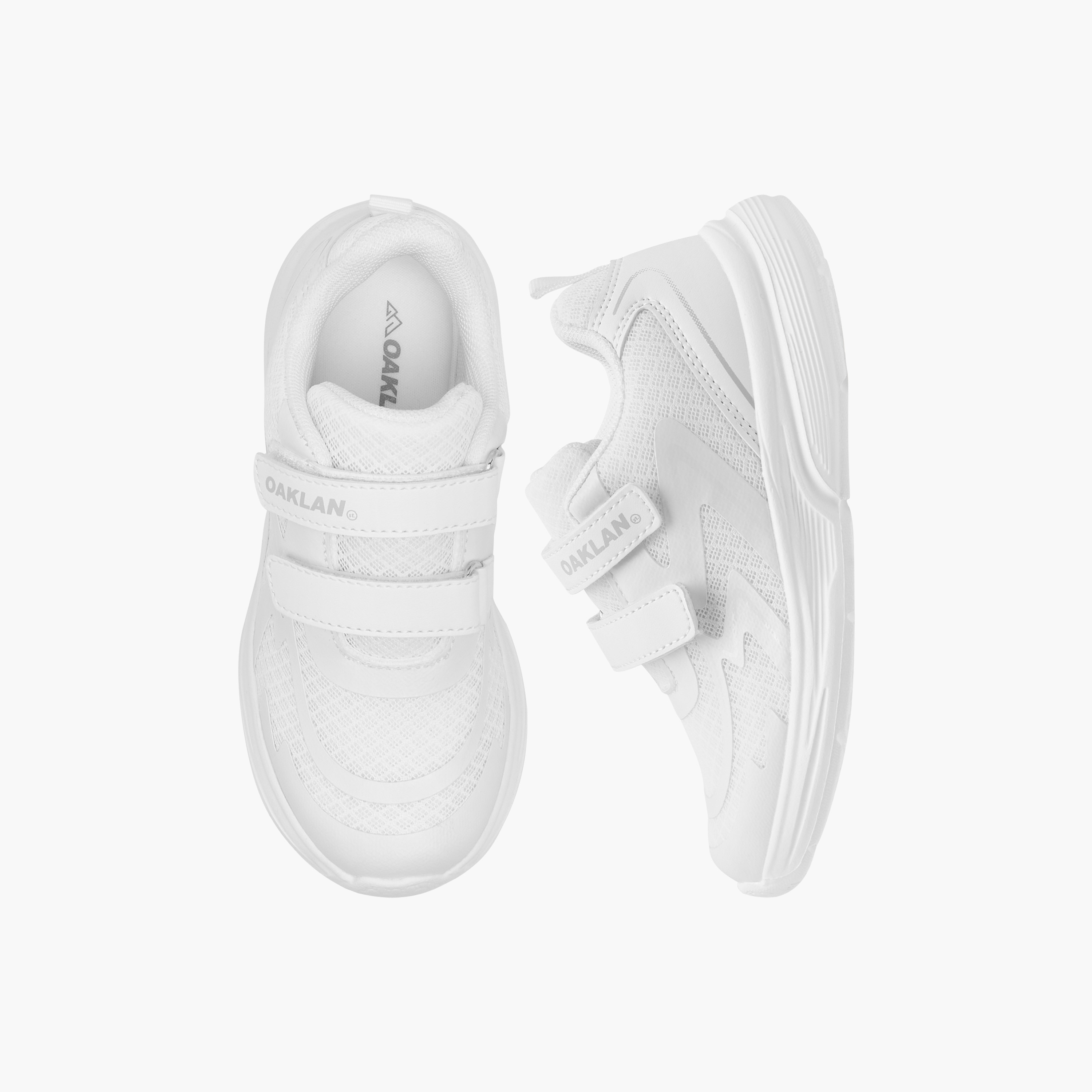Buy Oaklan by Shoexpress Panelled Sports Shoes with Hook and Loop ...