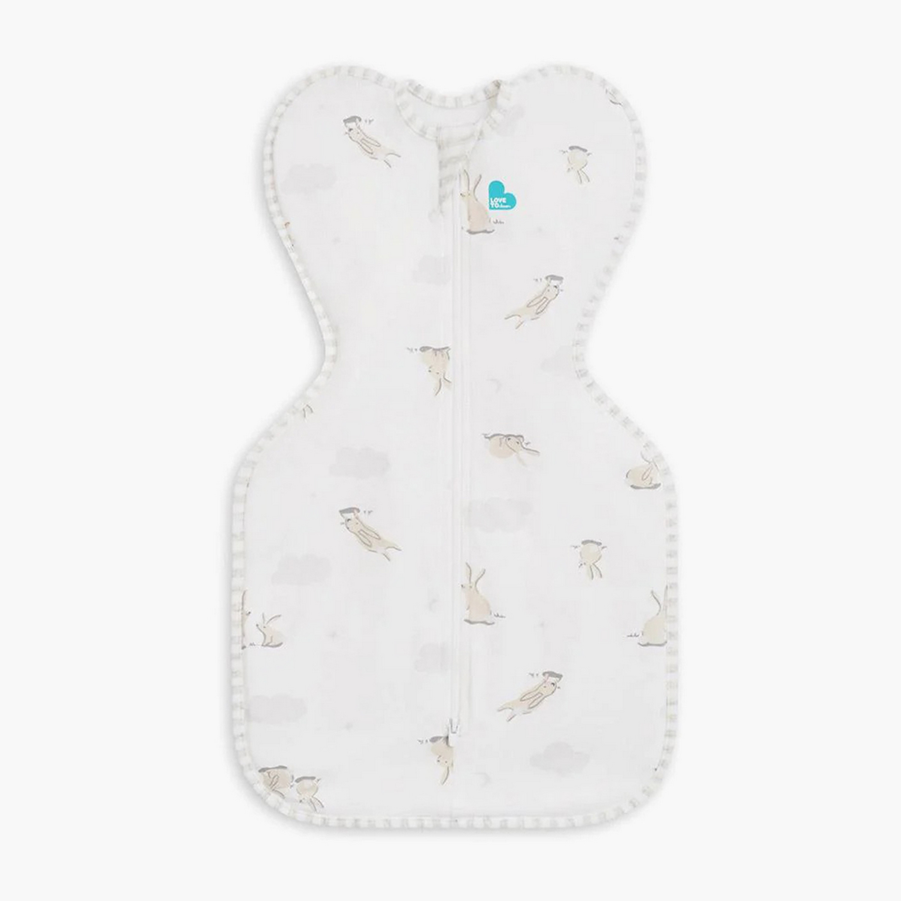 Love To Dream Cloud Bunnies Print Swaddle UP Sleeping Bag - White ...