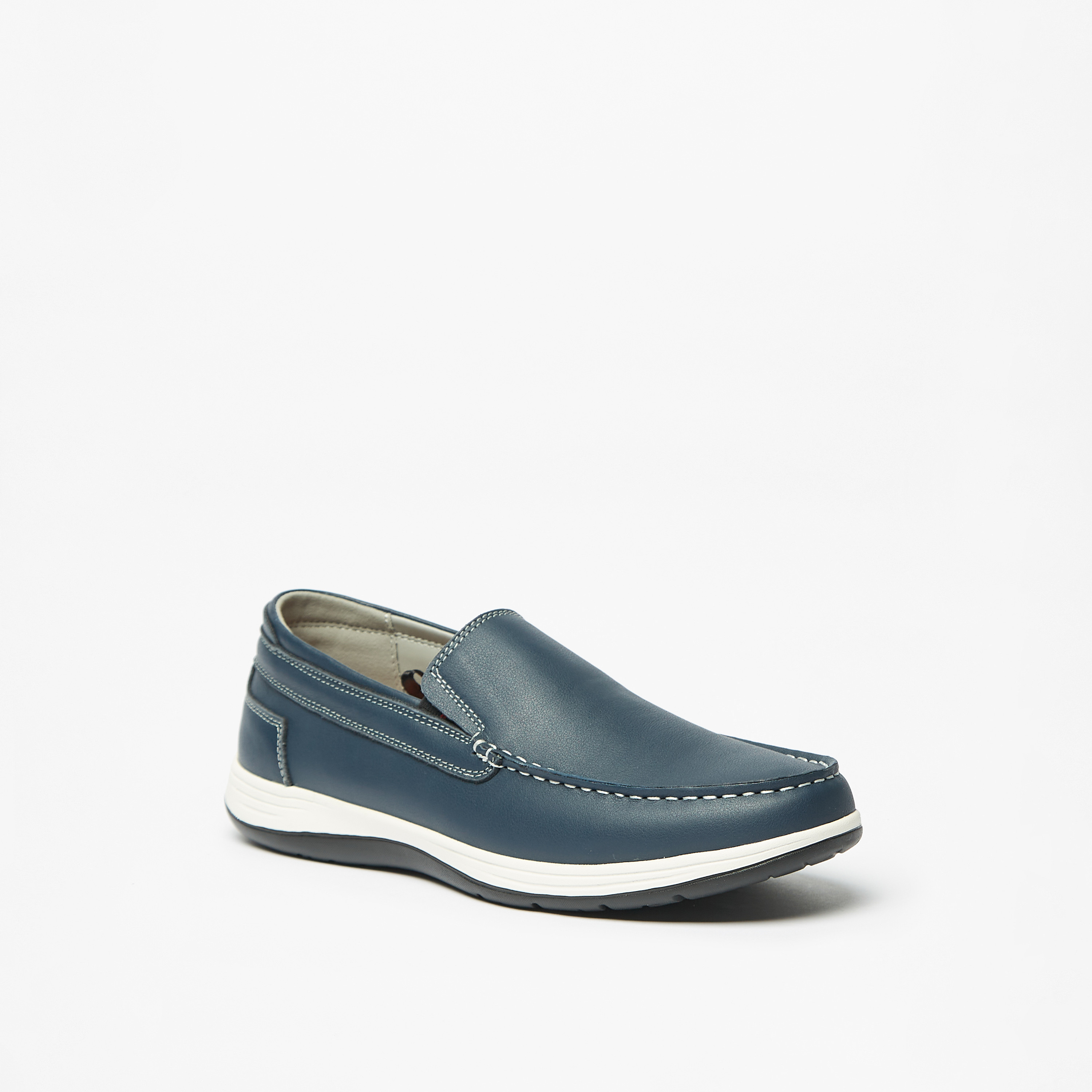 Shop Le Confort Textured Slip-On Loafers Online | Splash UAE
