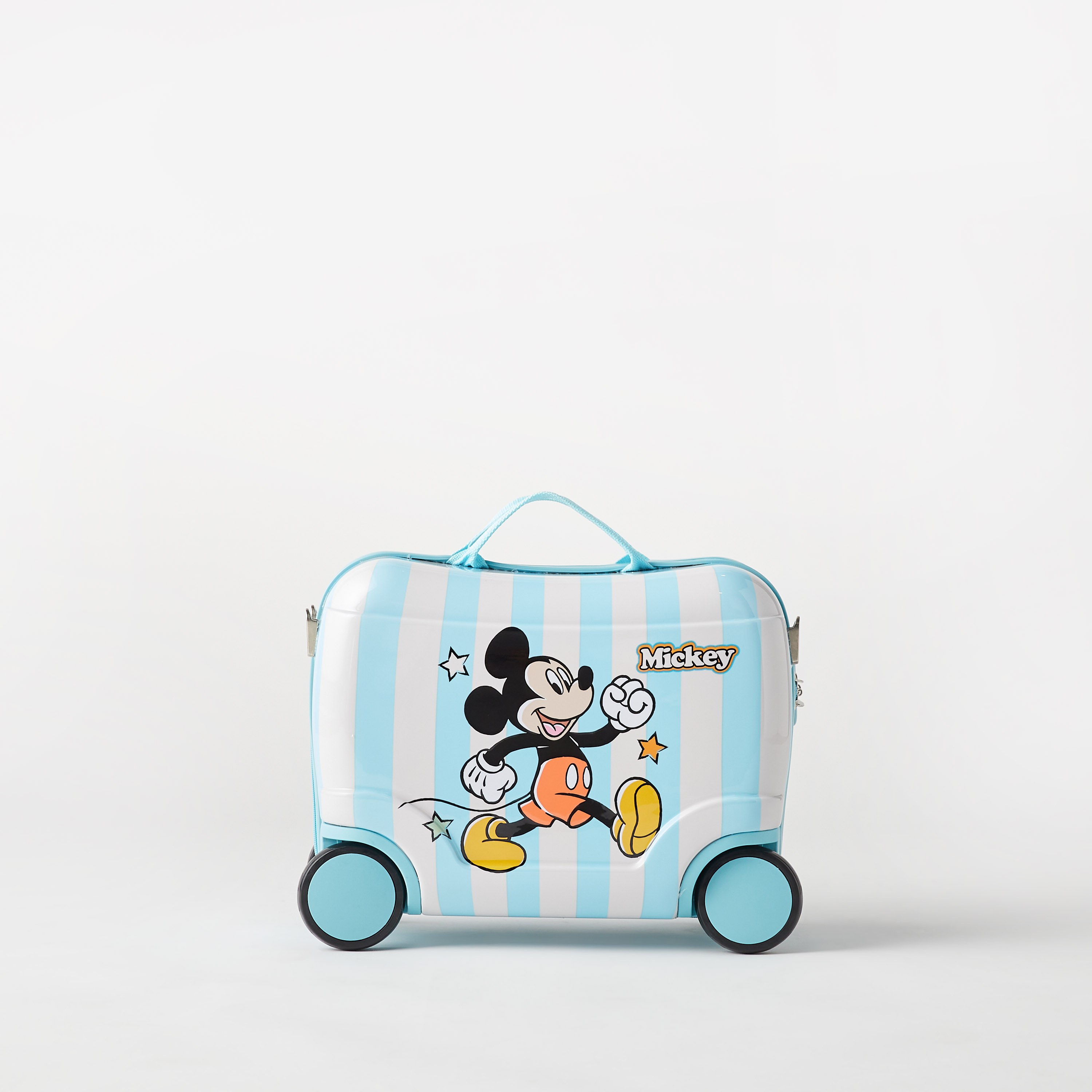 Buy Disney Mickey Mouse Print Hardcase Rider Trolley Bag Online ...