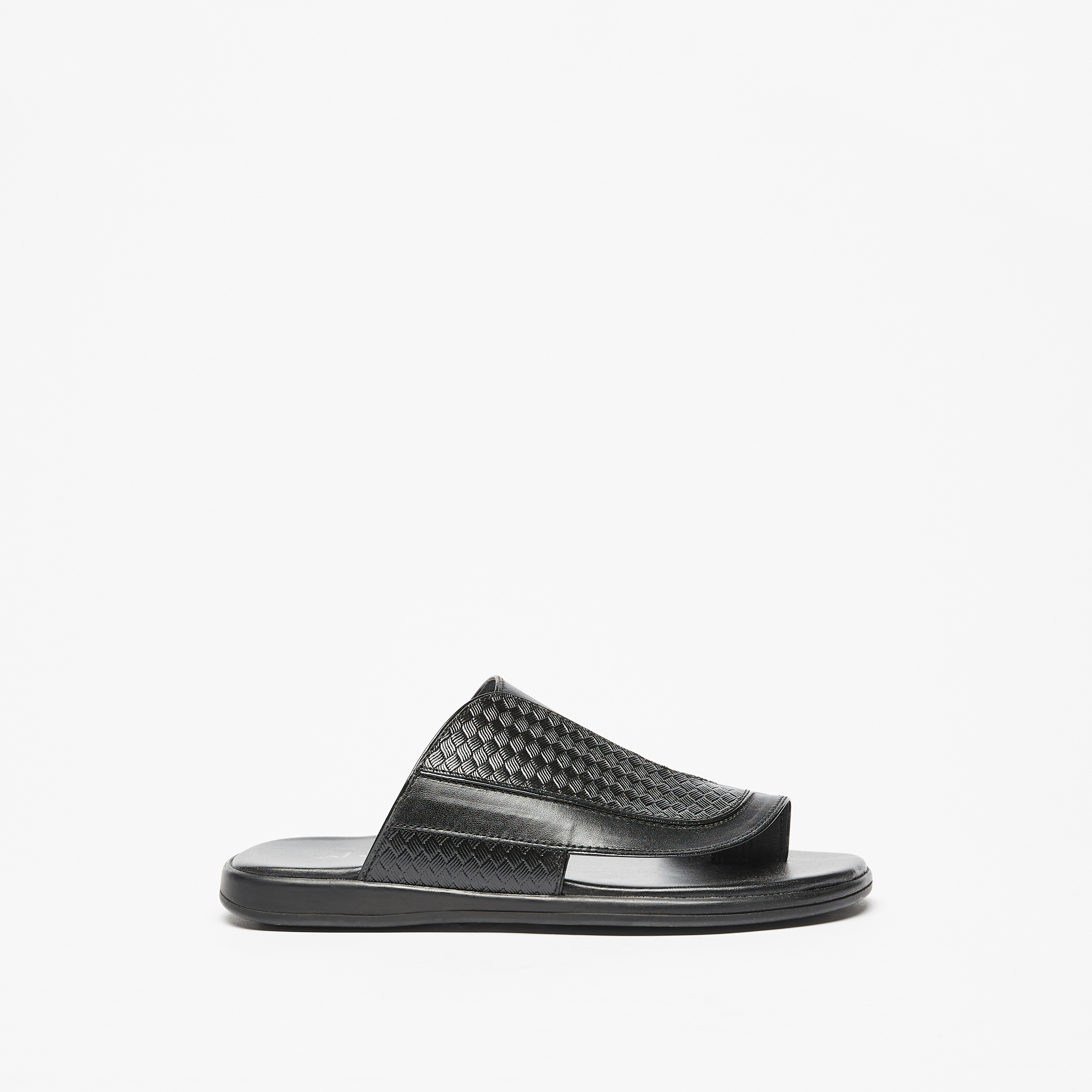 Shop Al Waha Textured Slip-On Arabic Sandals Online | Centrepoint Oman