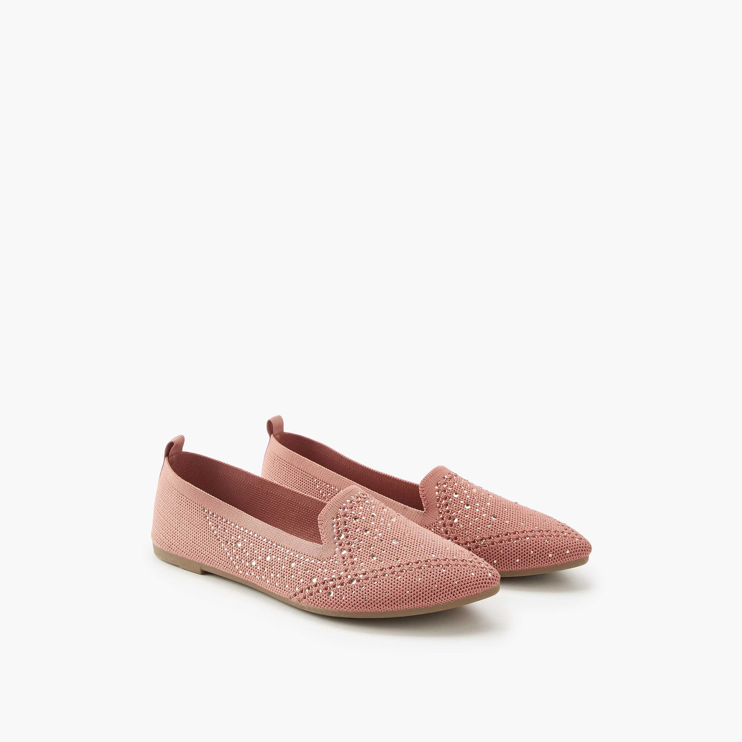 Buy Flora Bella Embellished Slip-On Ballerina Shoes with Pull Tab ...