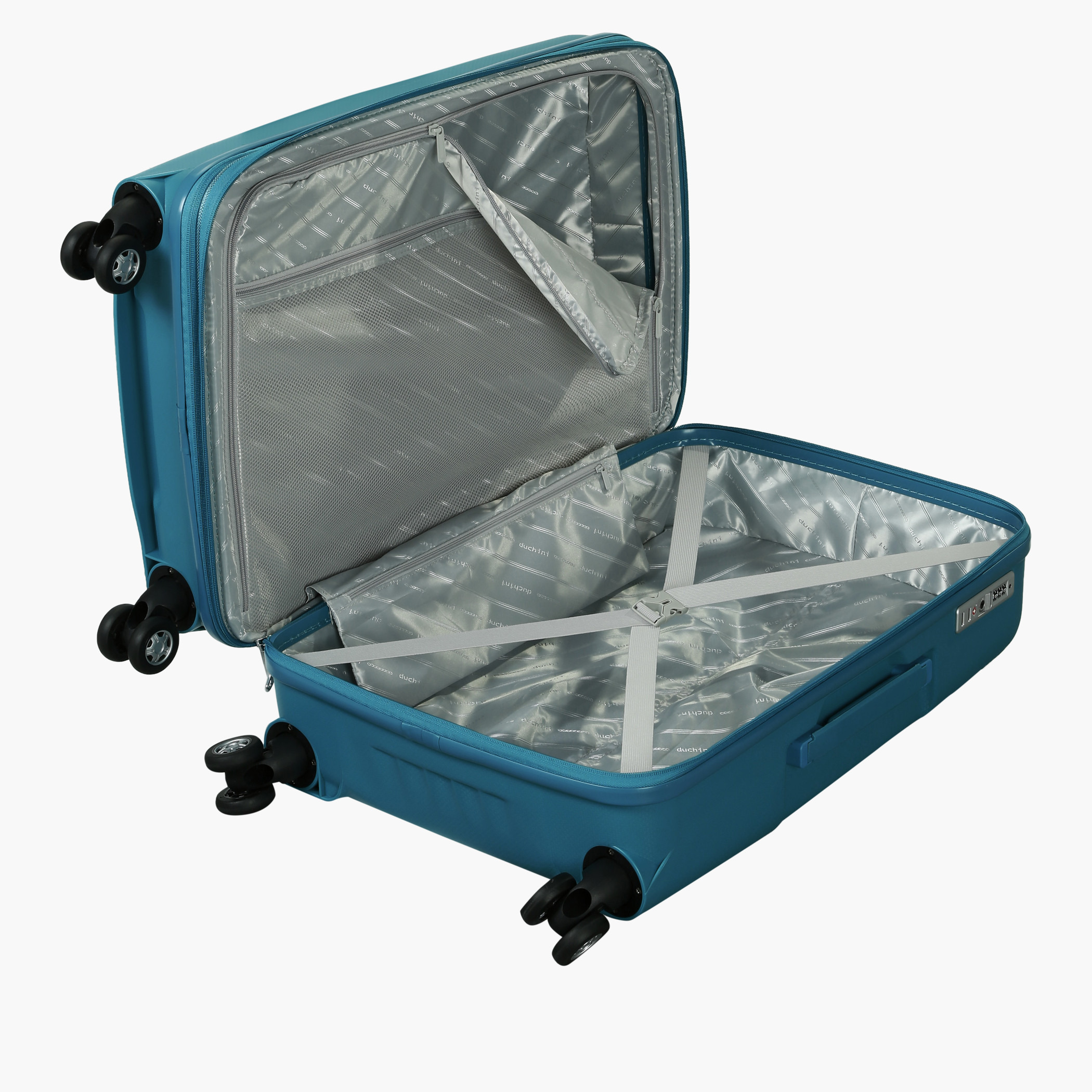 Shop Duchini Textured Hard Case 360 Spinner Trolley Bag Online ...