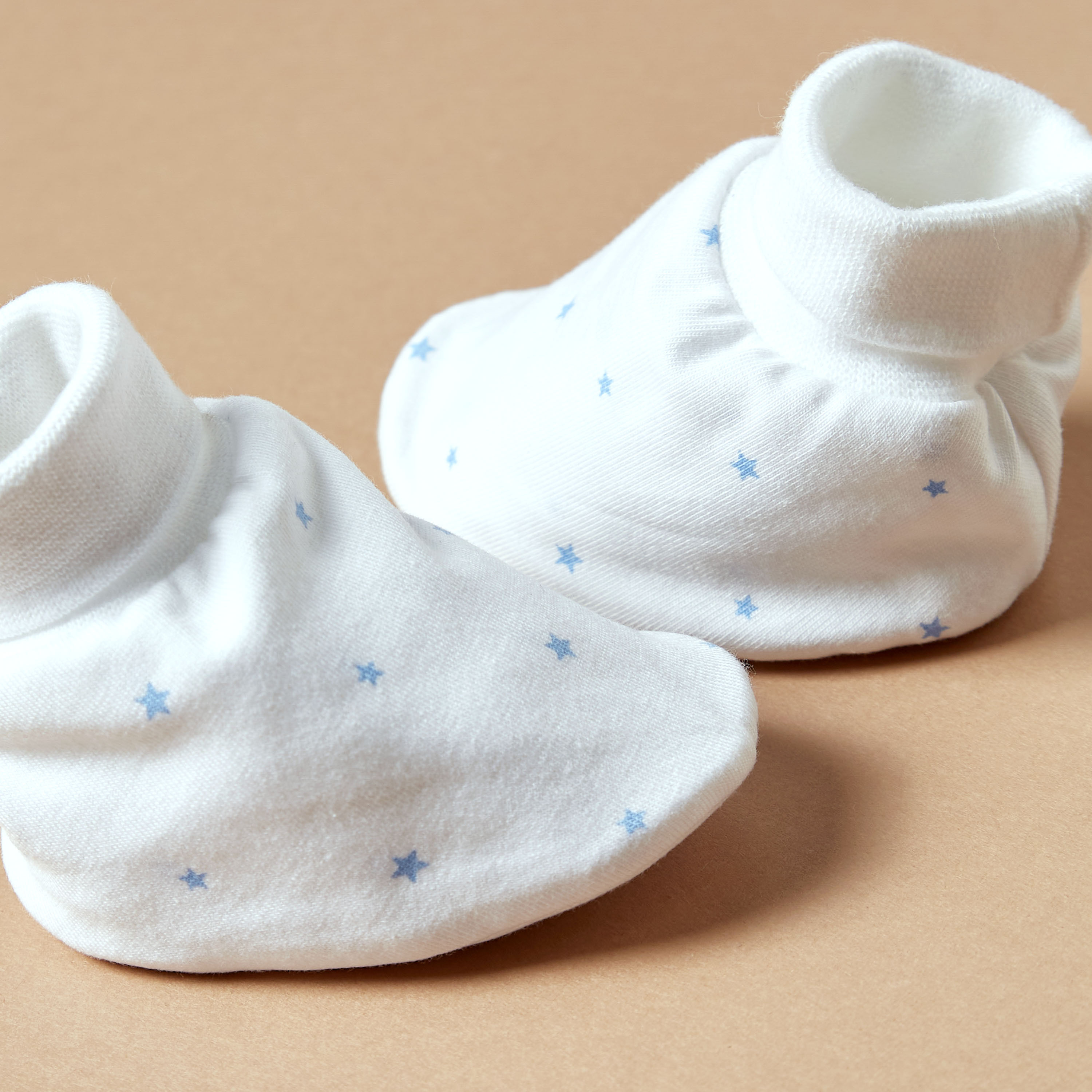 Juniors All-Over Star Print Slip-On Booties Online | Baby Boys' Shoes ...