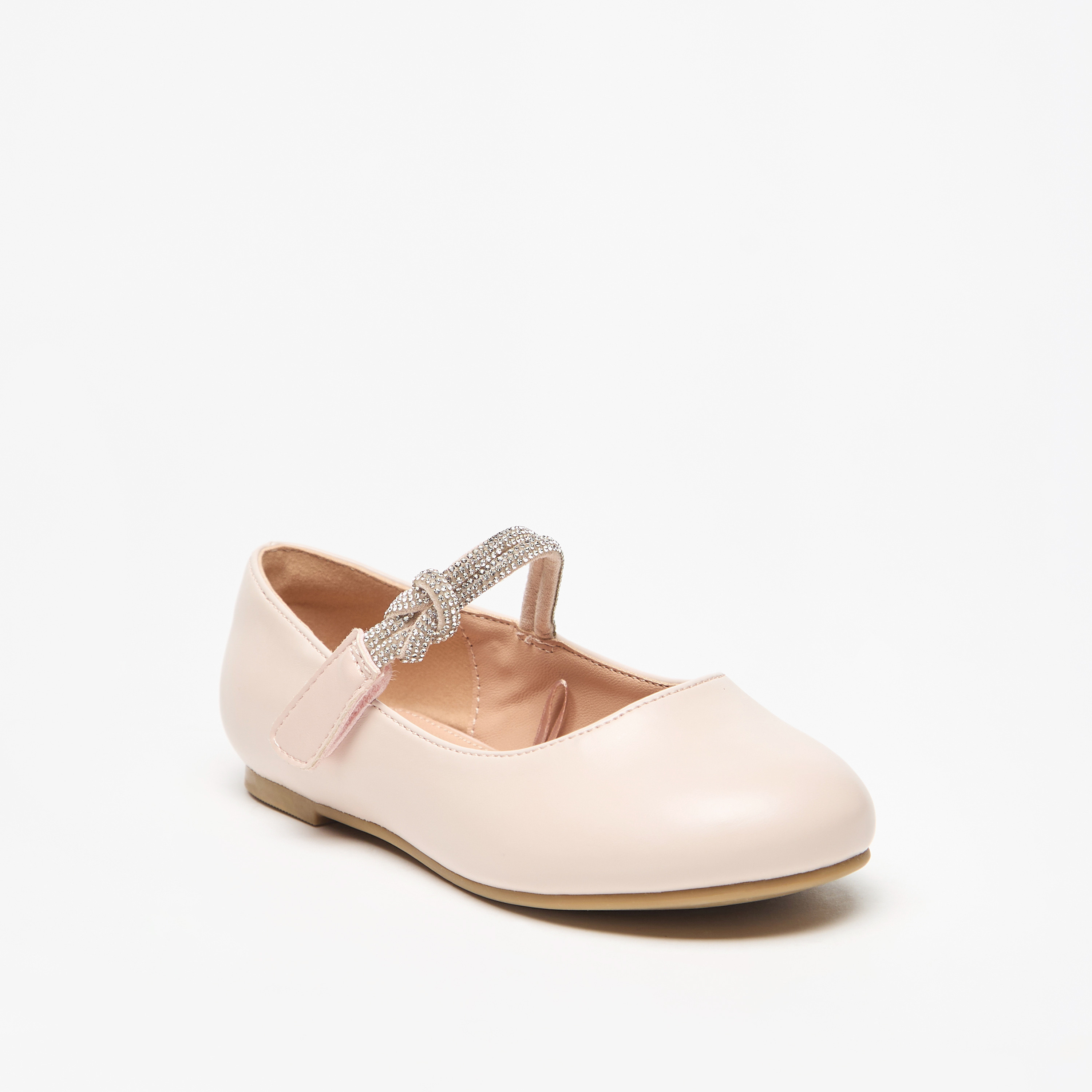 Shop Juniors Embellished Slip On Round Toe Ballerina Shoes Online Splash Saudi