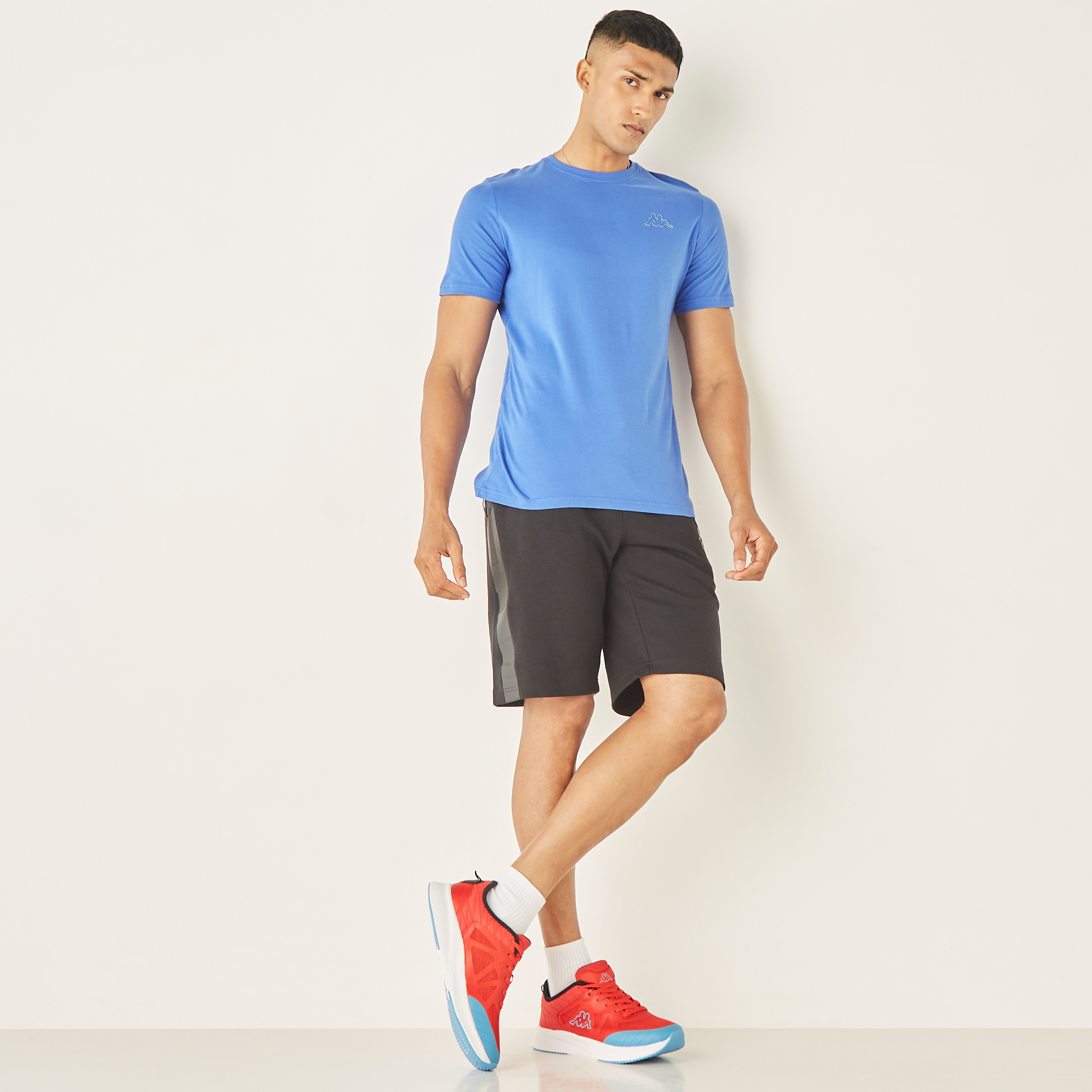 Shop Kappa Men's Textured Lace-Up Walking Shoes Online | Centrepoint KSA