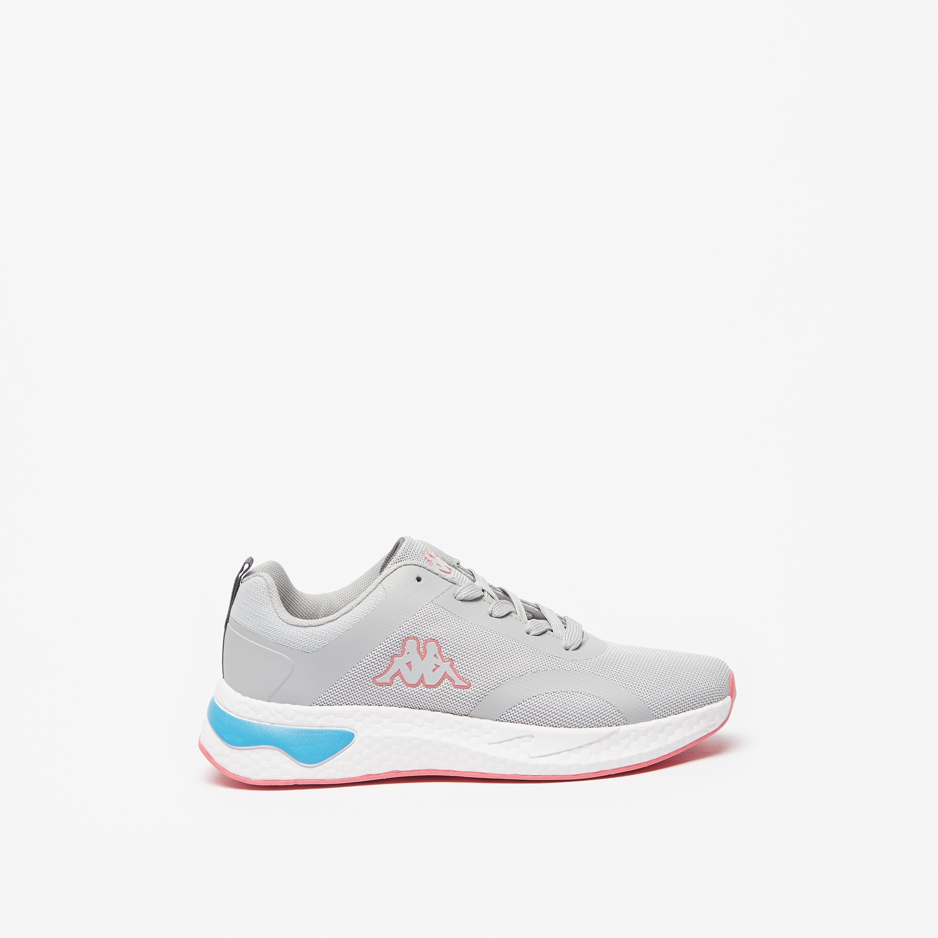 Buy Kappa Logo Detail Walking Shoes with Lace-Up Closure Online ...