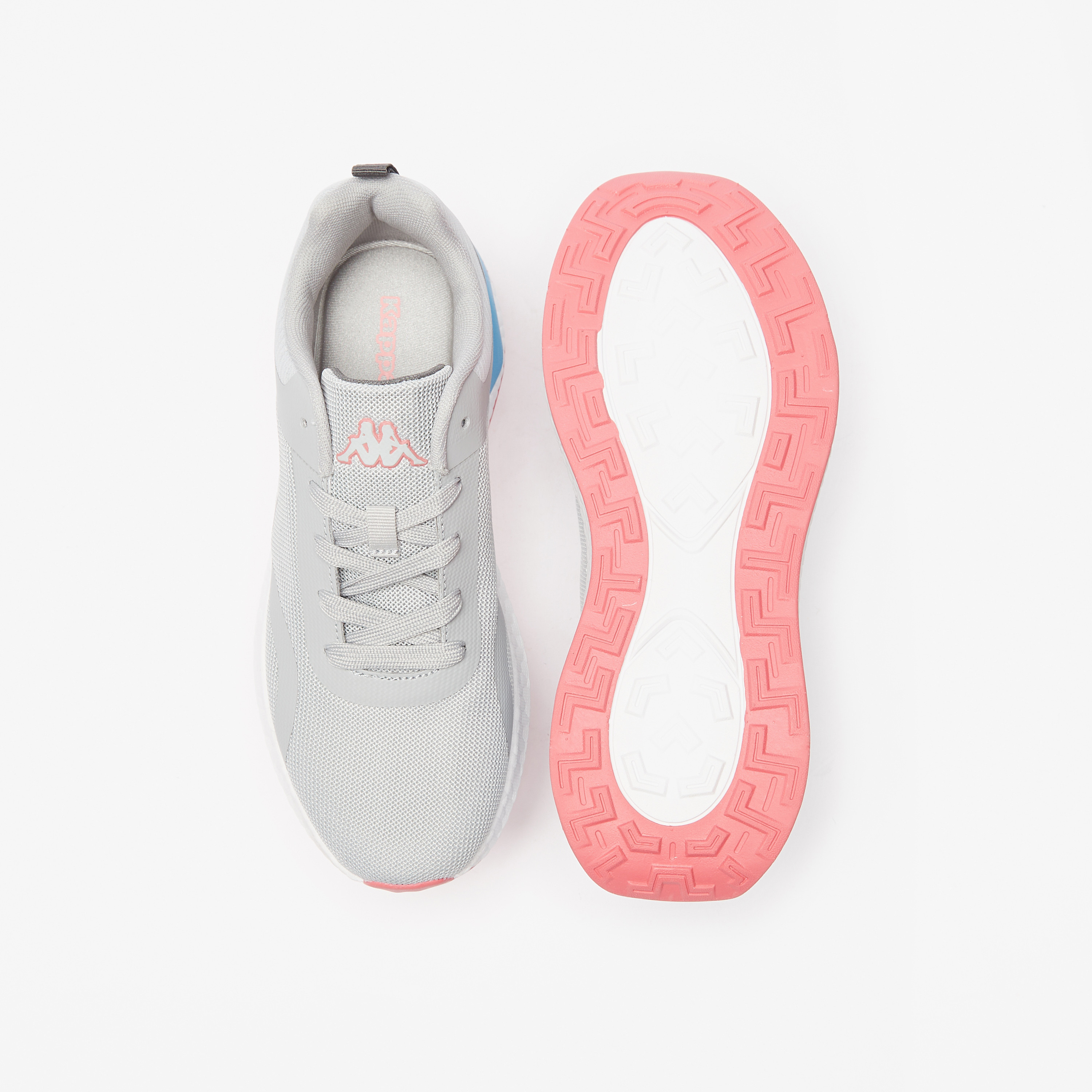 Buy Kappa Logo Detail Walking Shoes with Lace-Up Closure Online ...