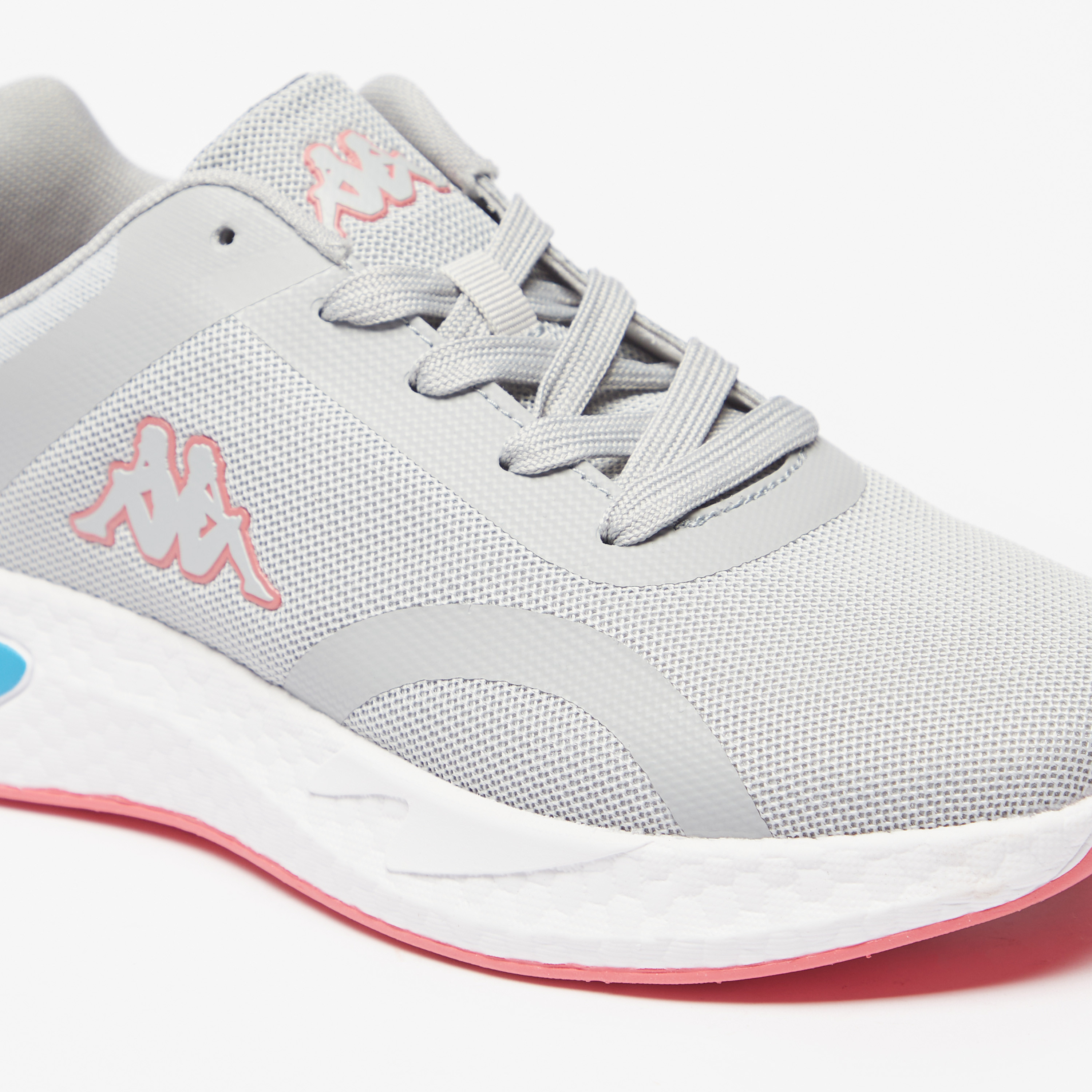 Buy Kappa Logo Detail Walking Shoes with Lace-Up Closure Online ...