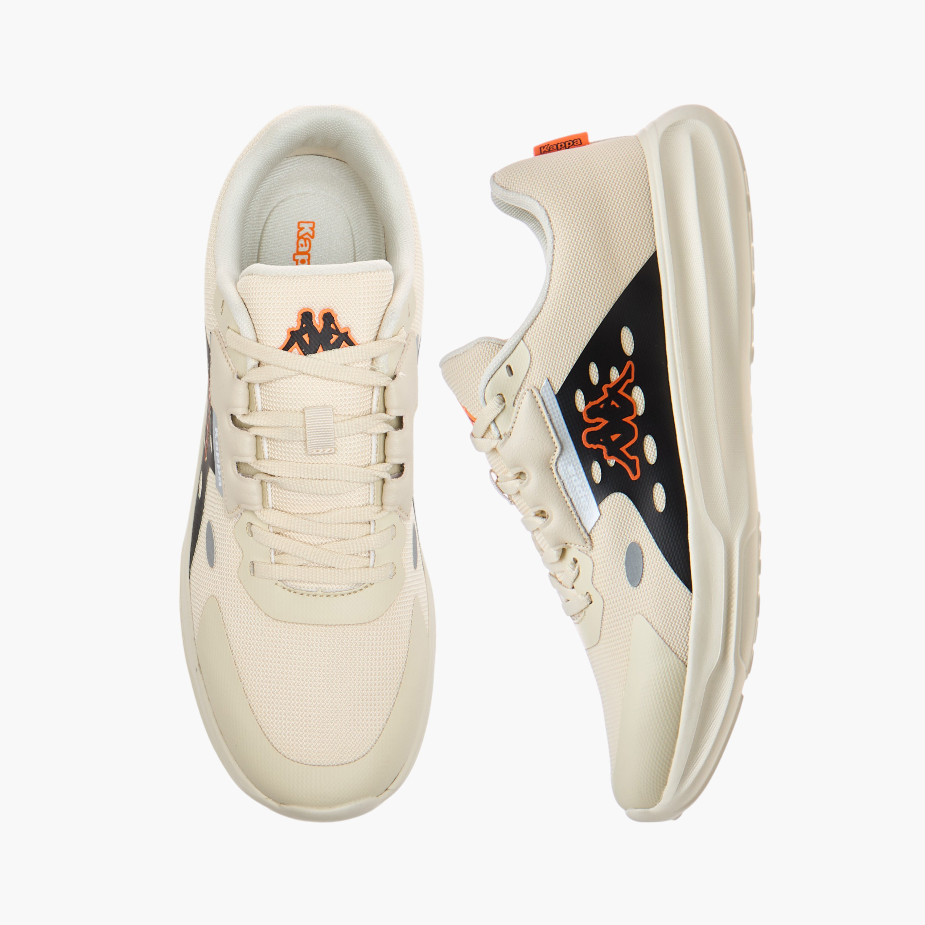 Buy Kappa Men's Logo Print Sports Shoes with Lace-Up Closure Online ...