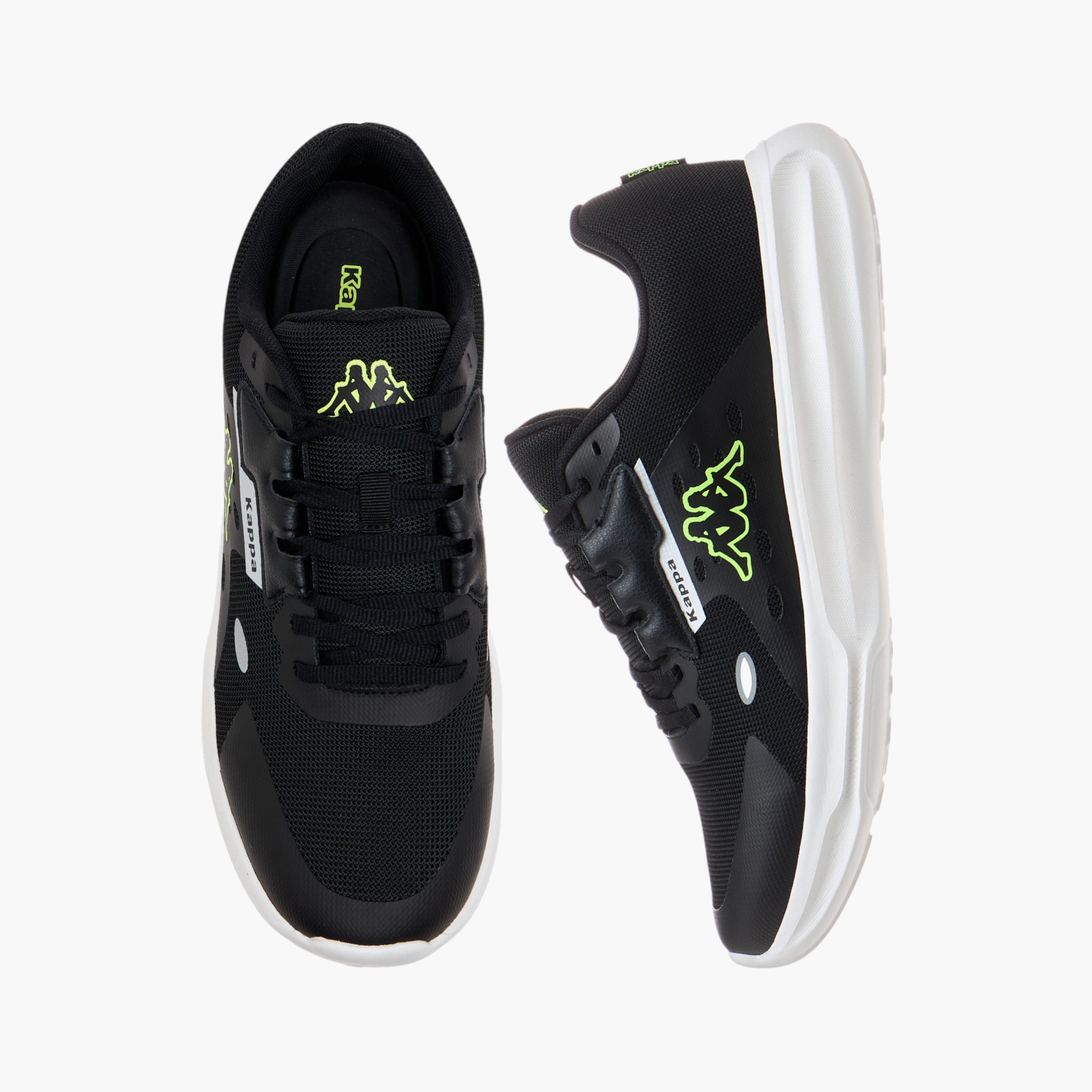 Shop Kappa Men's Logo Print Sports Shoes with Lace-Up Closure Online ...