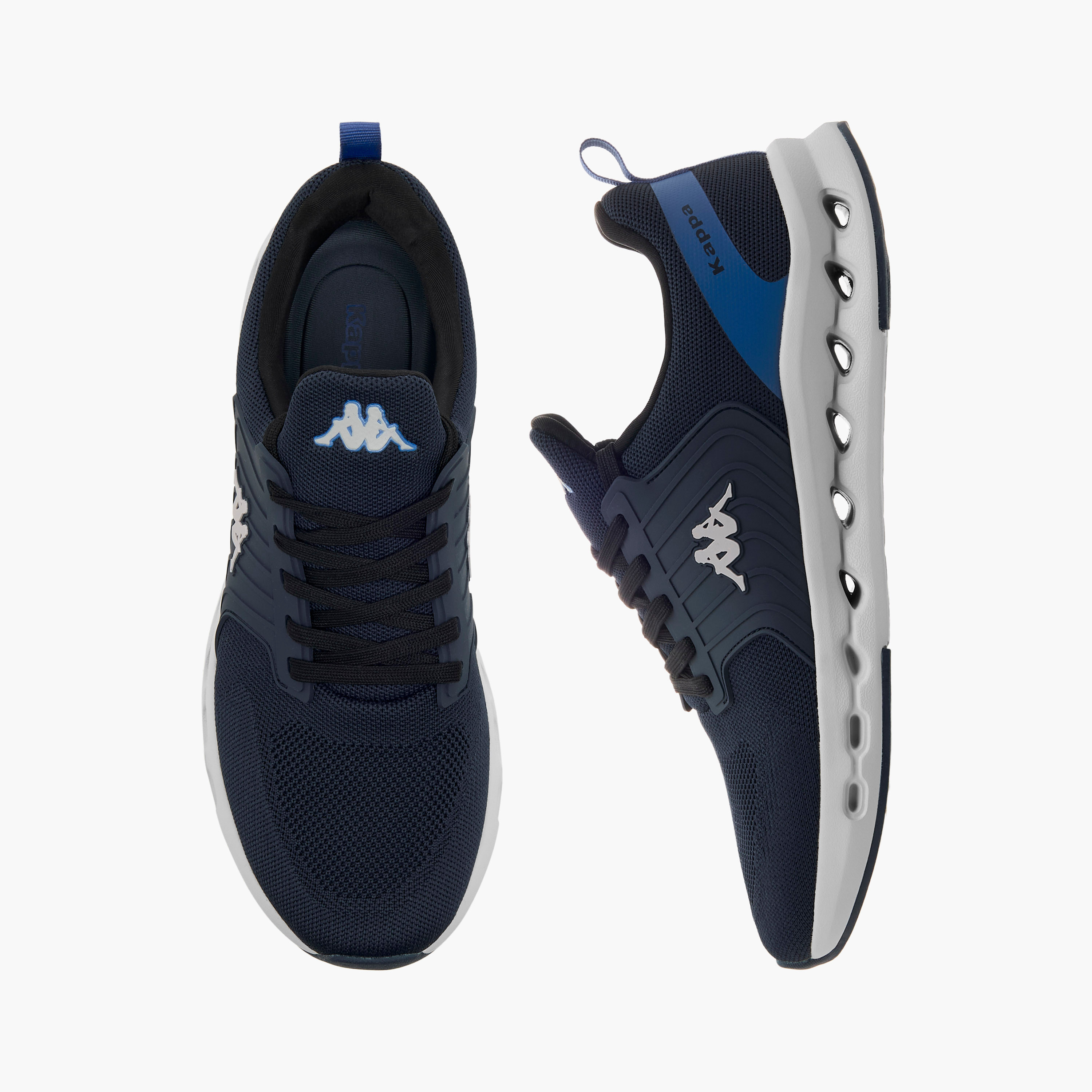 Shop Kappa Men Logo Embossed Lace-Up Sports Shoes Online | Splash UAE