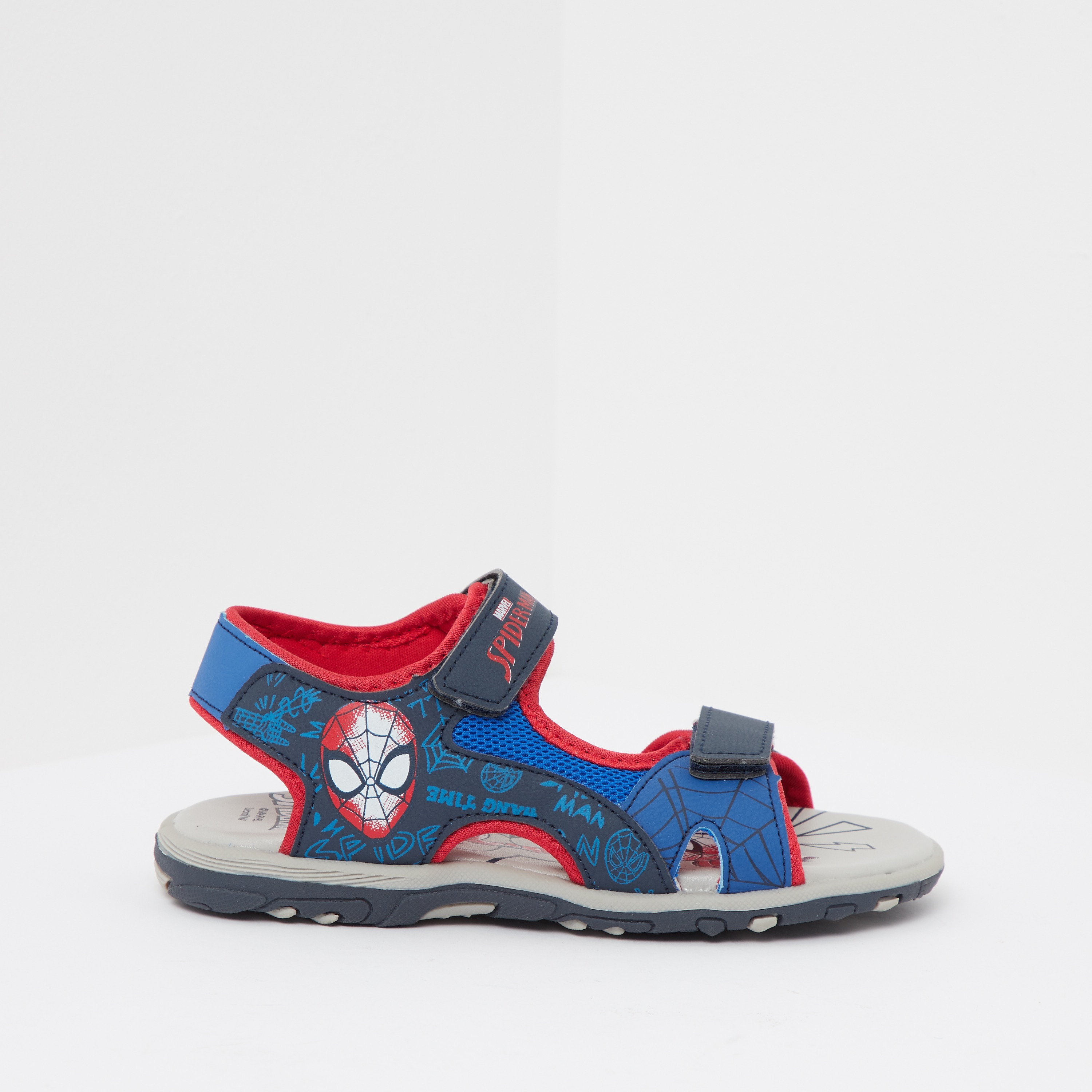 Buy Spider Man Printed Floaters with Hook and Loop Closure Online for Boys Centrepoint Oman