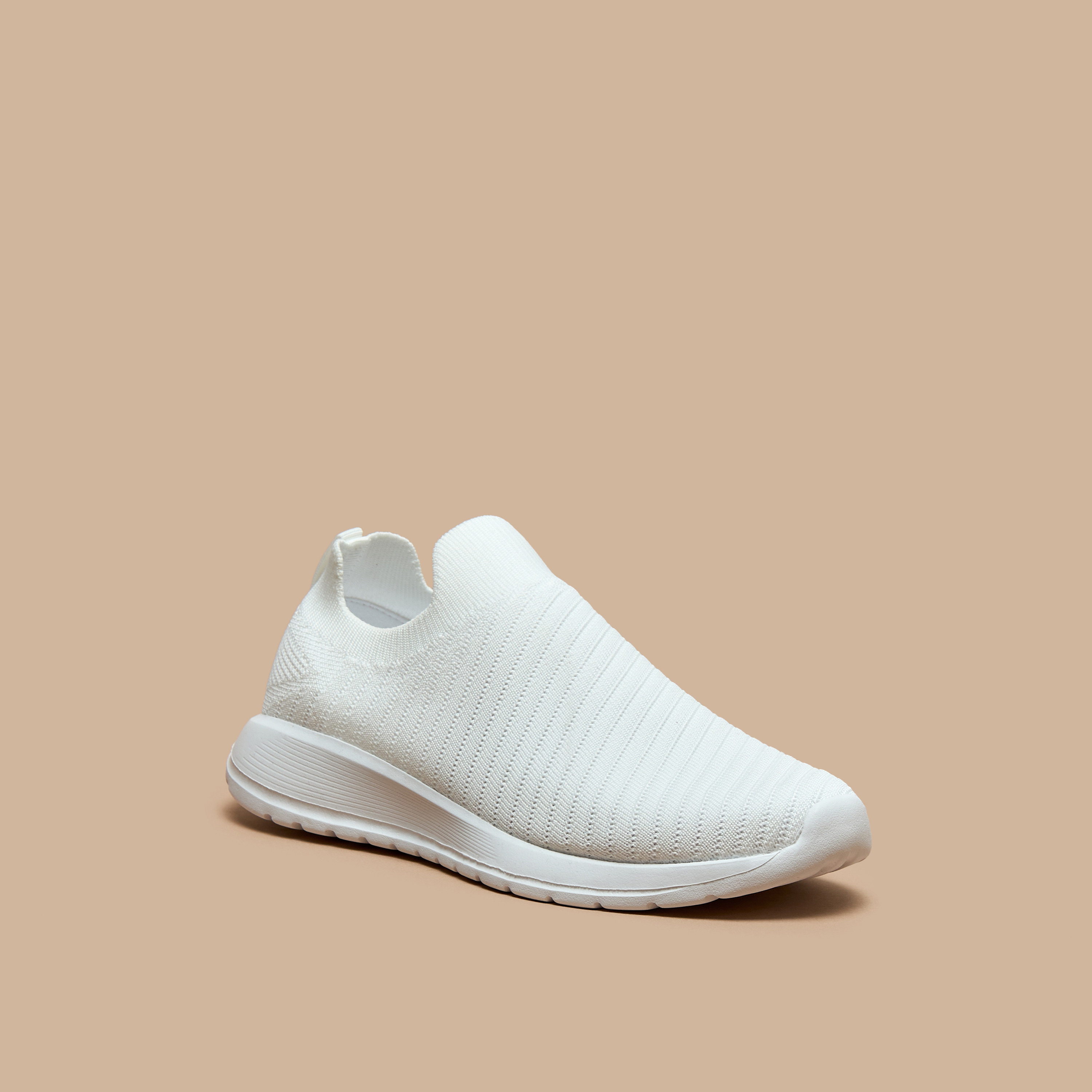 Shop Oaklan by Shoexpress Textured Slip-On Walking Shoes Online ...