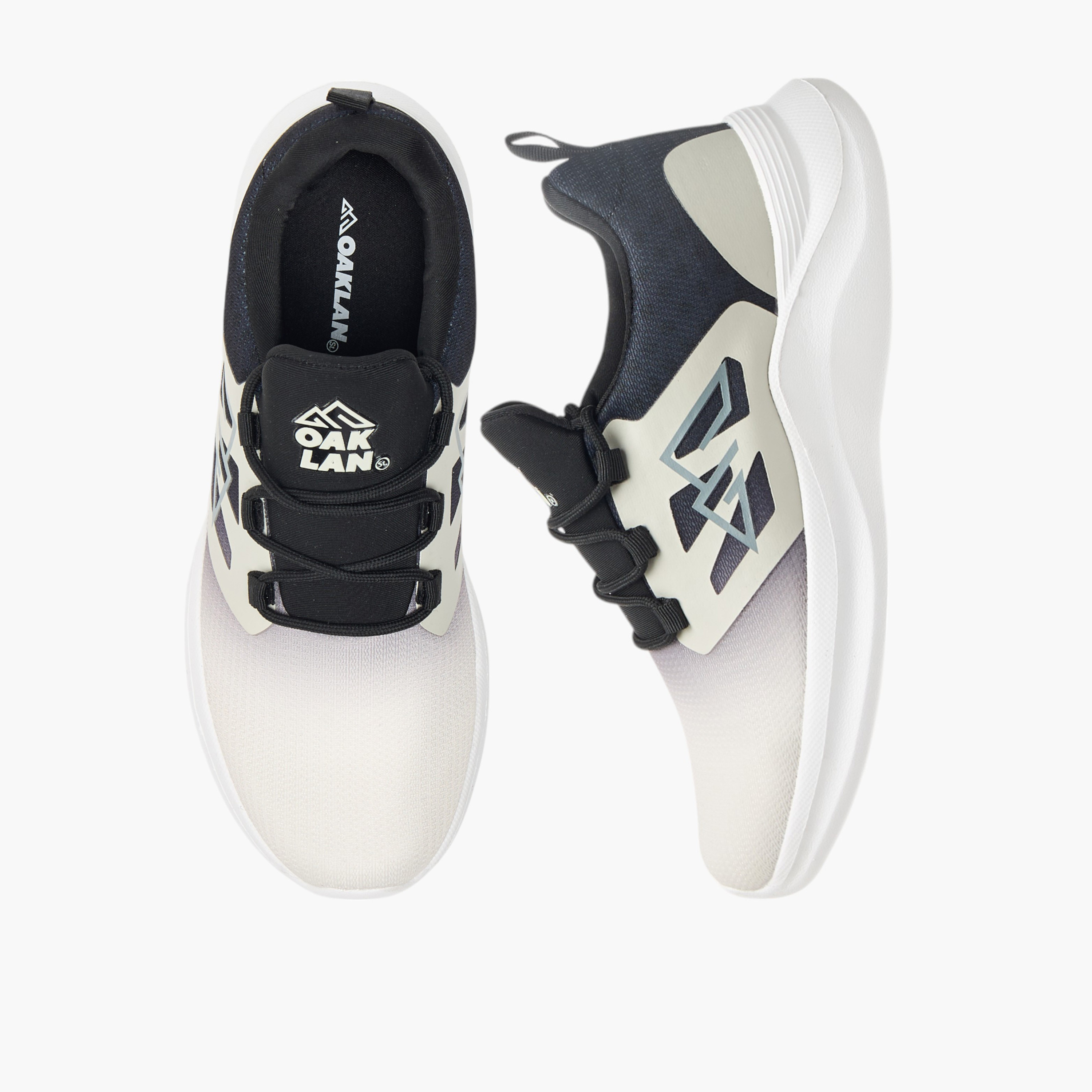 Shop Oaklan by Shoexpress Logo Detail Lace-Up Sports Shoes Online ...