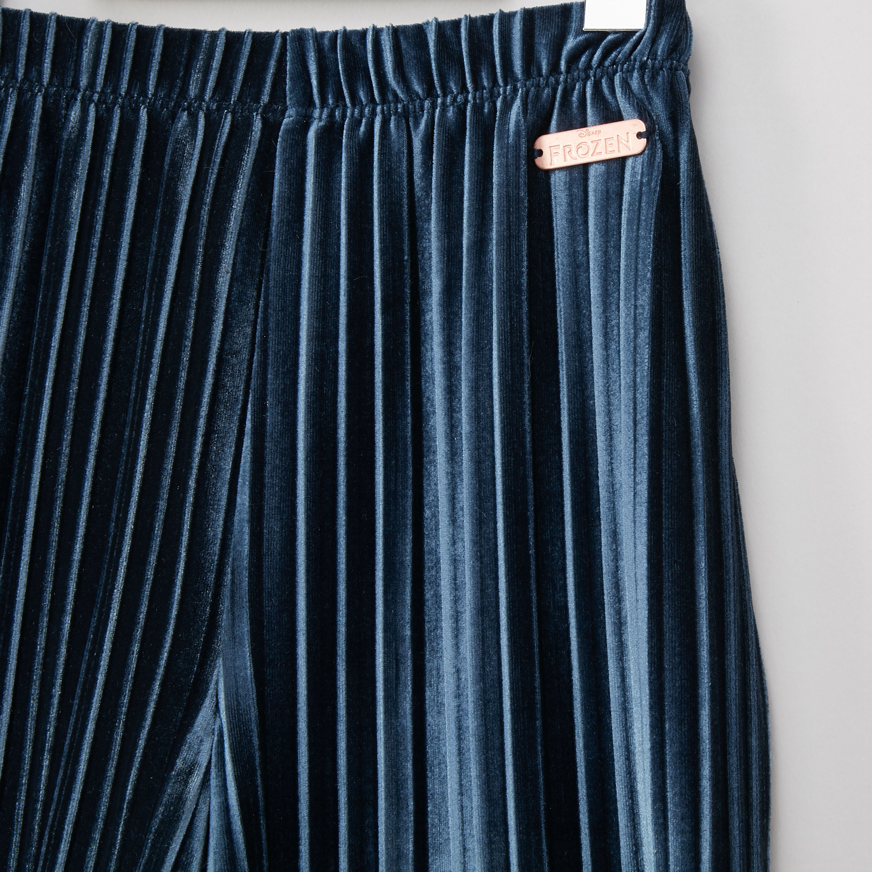 Buy Disney Frozen Textured Pants with Elasticised Waistband Online ...